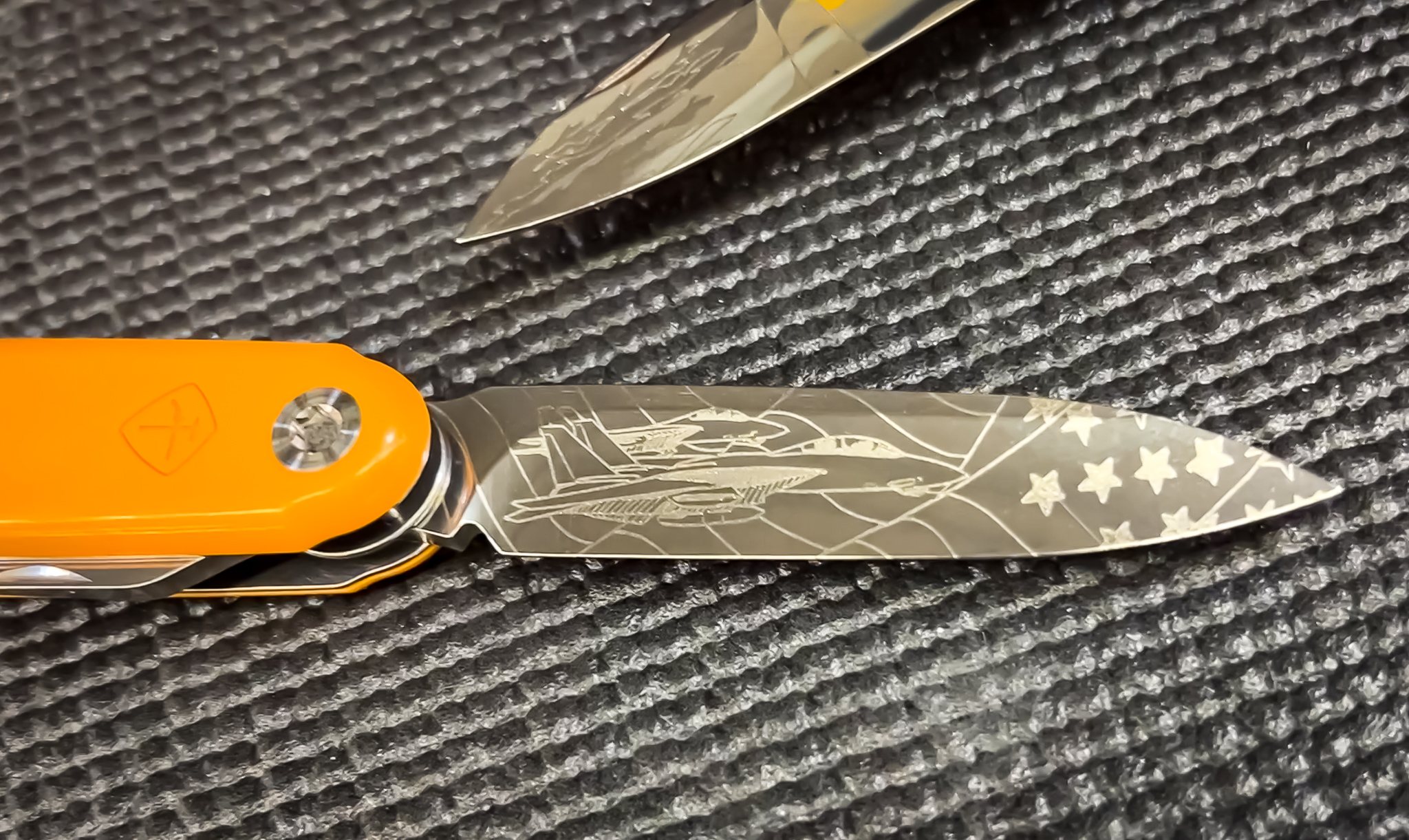 Some Cool ASK Laser Engraved Blades - American Service Knife